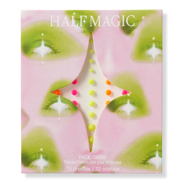HALF MAGIC Self-adhesive Face Gems - Solid Neon