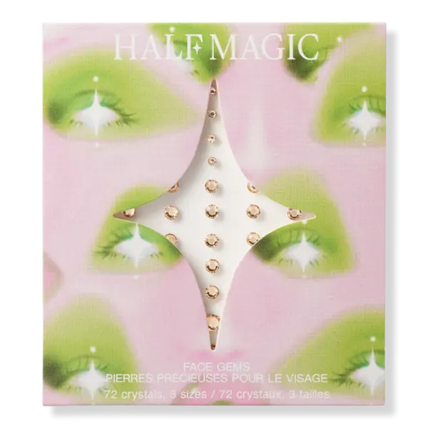HALF MAGIC Self-adhesive Face Gems - Crystalline Nude