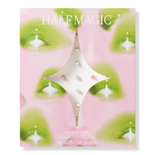 HALF MAGIC Self-adhesive Face Gems - Bold Metallic Studs