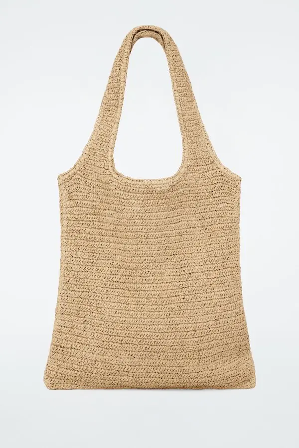 Cos Oversized Shopper Raffia