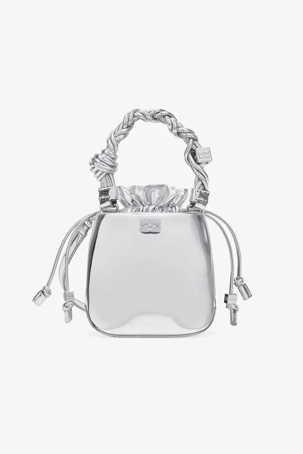GANNI Tech Backpack - Silver