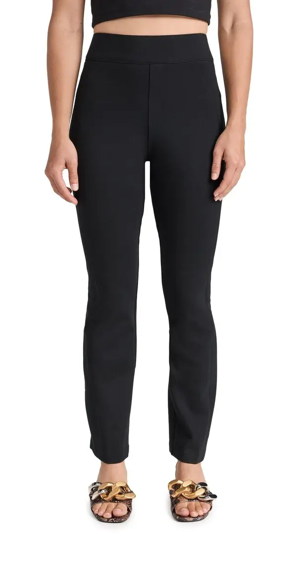 Spanx Slim Straight Pants In Petite - Classic Black