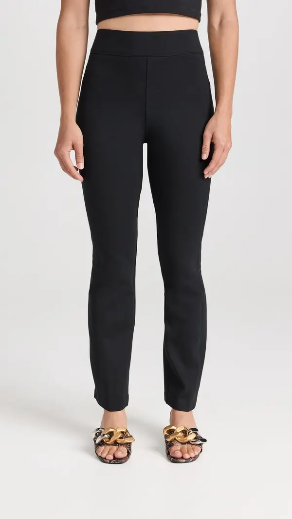 Spanx Slim Straight Pants In Petite - Classic Black