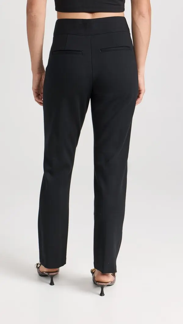 Spanx Slim Straight Pants In Petite - Classic Black