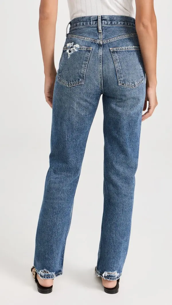 AGOLDE 90's Pinch Waist High Rise Straight Jeans