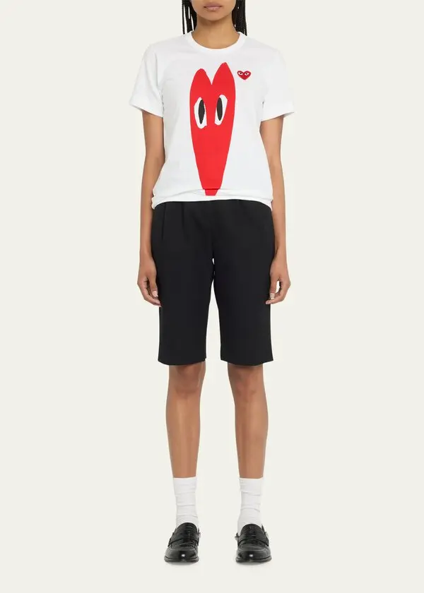 CDG PLAY Heart Logo T-shirt