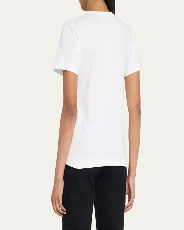 CDG PLAY Heart Eyes Logo T-shirt