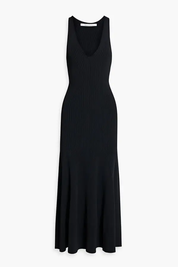 another tomorrow ribbed knit midi dress Buy Ribbed-knit - Black At 80% Off H/26:November