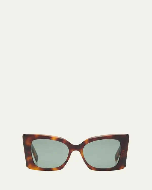Saint Laurent Blaze Cat-eye Sunglasses - Havana