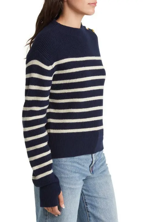 Rag & Bone Striped Wool Blend Sweater