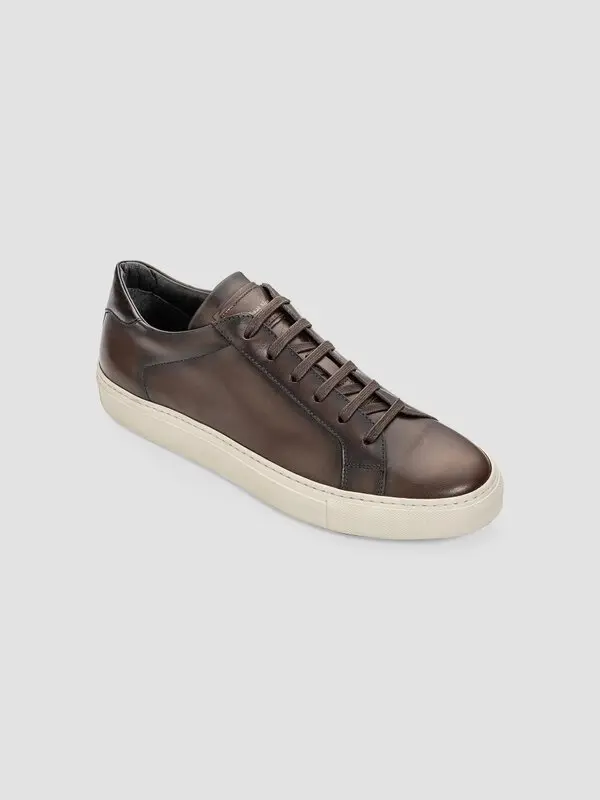 To Boot New York Pescara Leather Low-top Sneakers - Moro