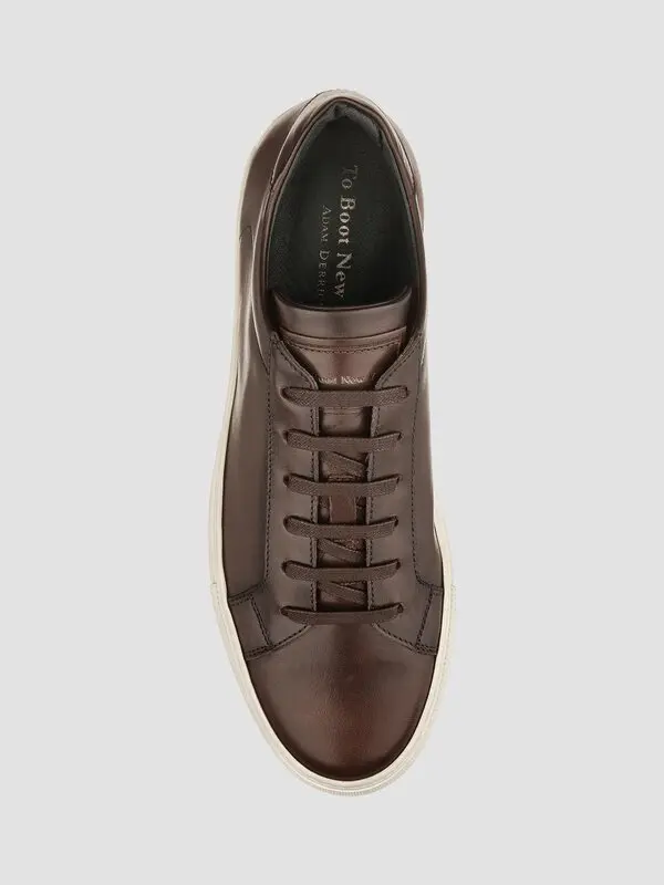 To Boot New York Pescara Leather Low-top Sneakers - Moro