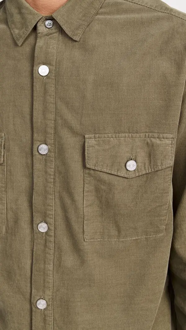 FRAME Double Pocket Micro Cord Shirt