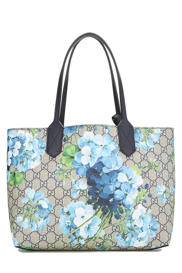 Gucci Gg Blooms Supreme Canvas Reversible Tote