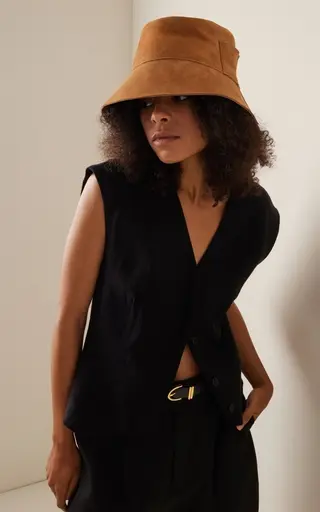 Lack Of Color X Jordan Barrett On The Rocks Suede Bucket Hat 