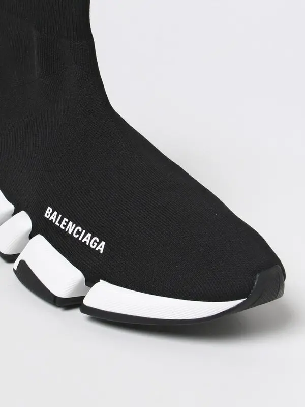 Balenciaga Speed 2.0 Sneakers In Stretch Recycled Knit - Black