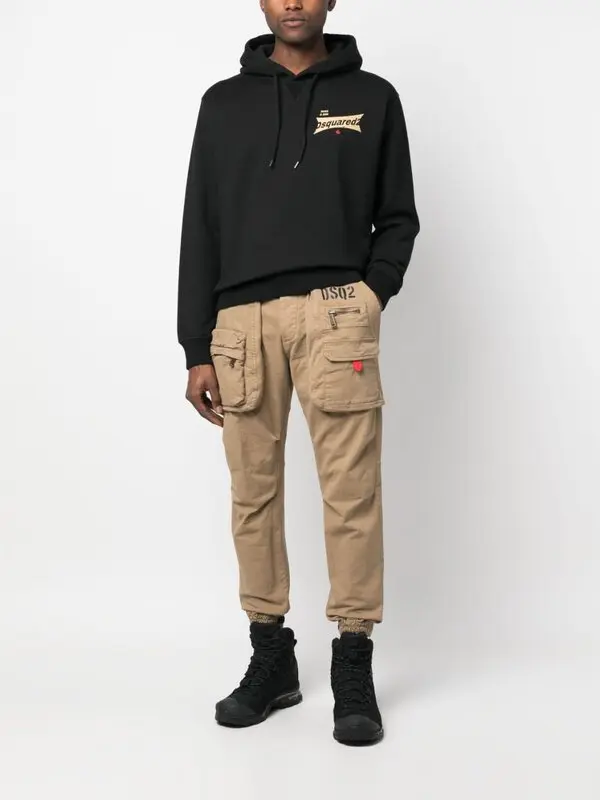 Dsquared2 Logo-print Cotton Hoodie