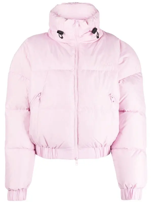 MSGM Funnel Neck Quilted Padded Jacket