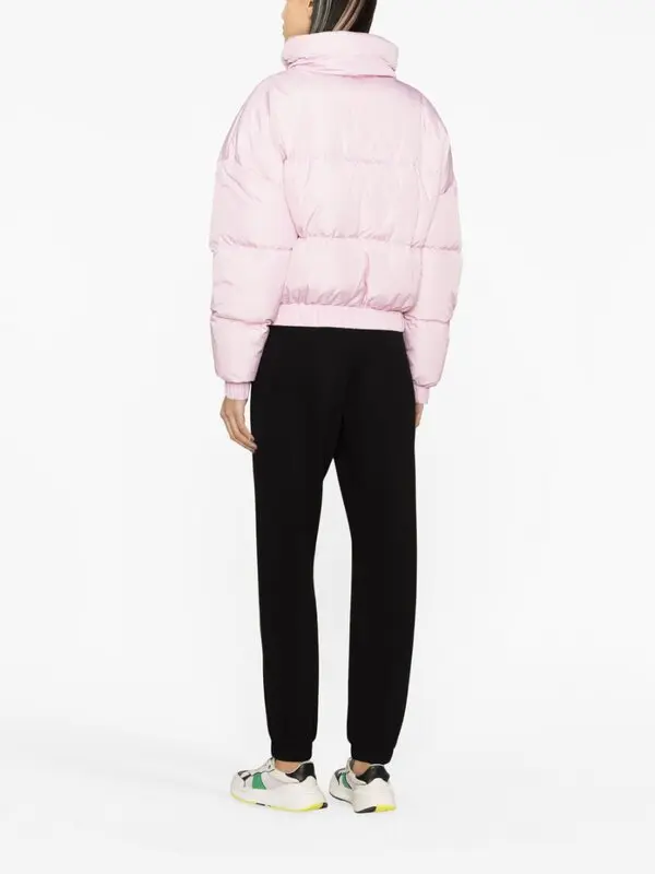 MSGM Funnel Neck Quilted Padded Jacket