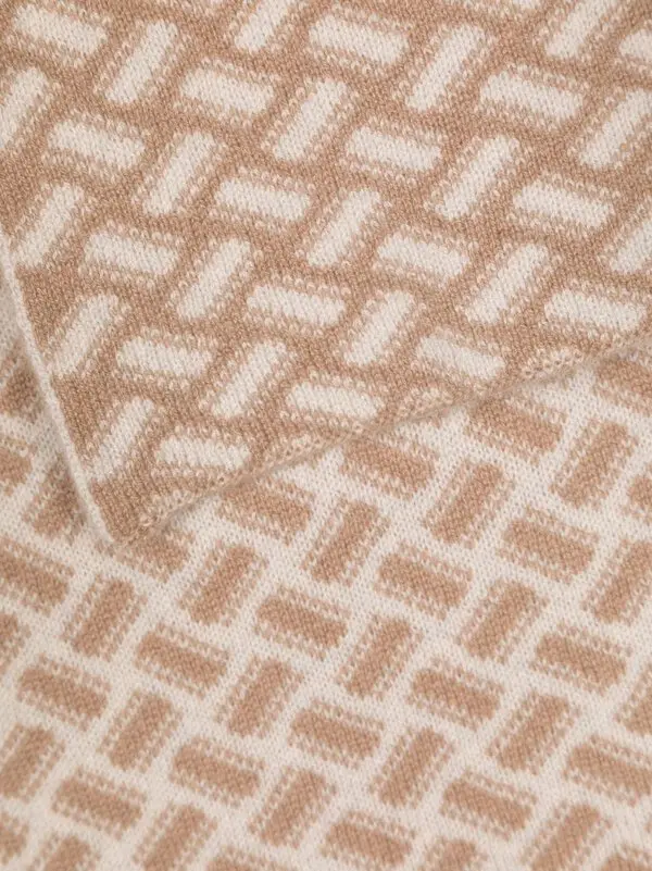 DRUMOHR Graphic-print Cashmere Scarf