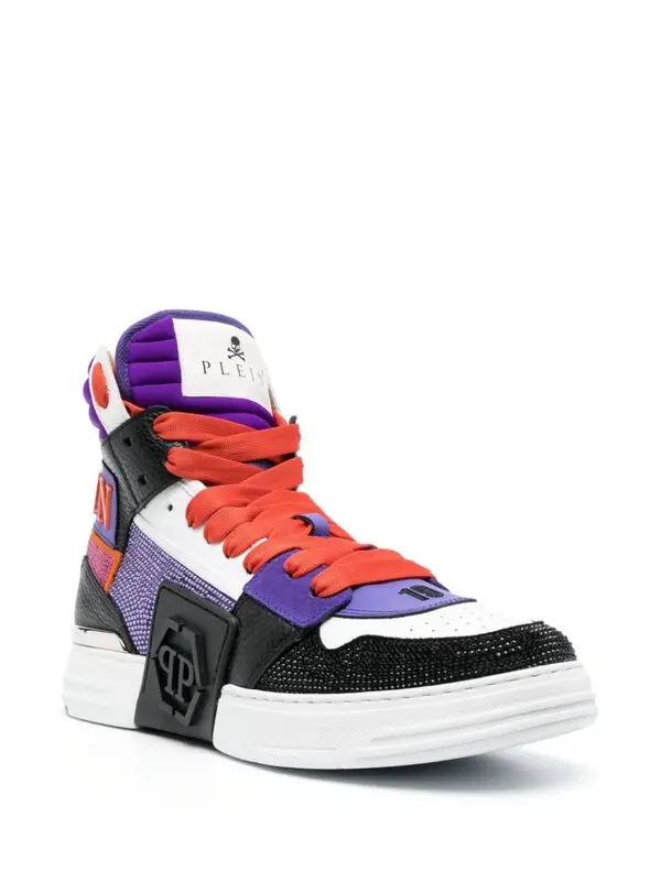 Philipp Plein Phantom Skull & Bones Hi-top Sneakers