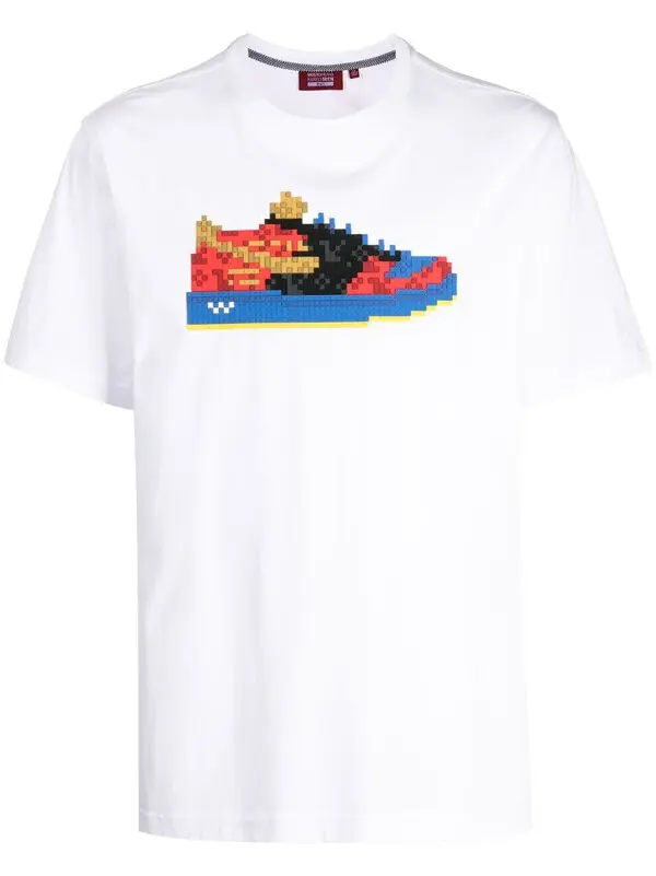 MOSTLY HEARD RARELY SEEN Sneaker-print Cotton T-shirt - White