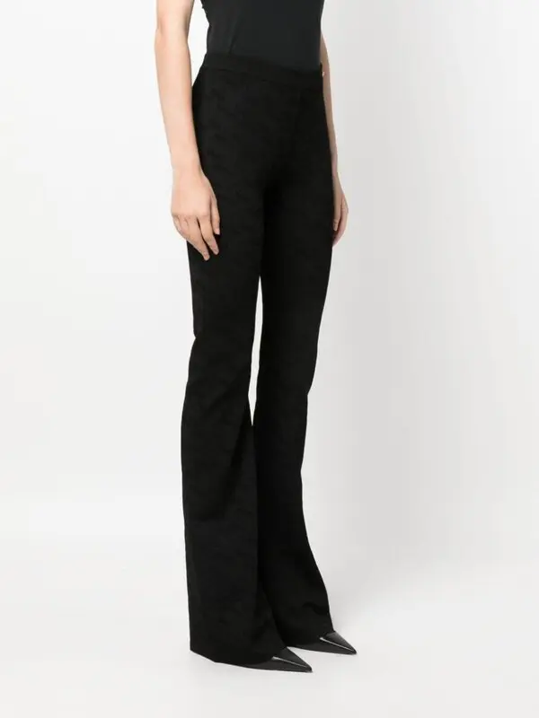 Versace Greca Knit Flared Trousers