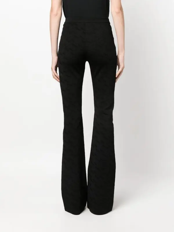 Versace Greca Knit Flared Trousers