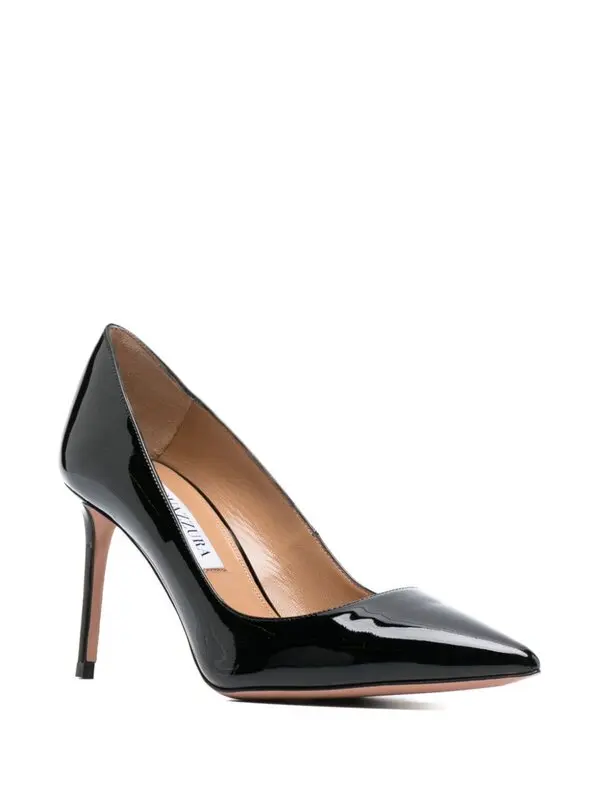 AQUAZZURA Purist 85mm Pumps - Black