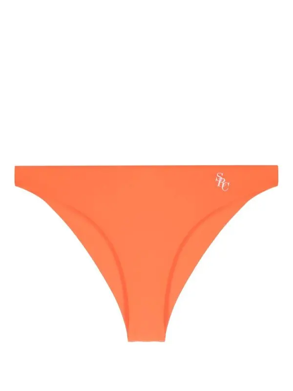 SPORTY & RICH Romy Bikini Bottom - Orange