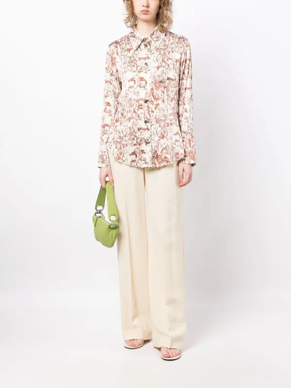 REJINA PYO Kora Printed Blouse