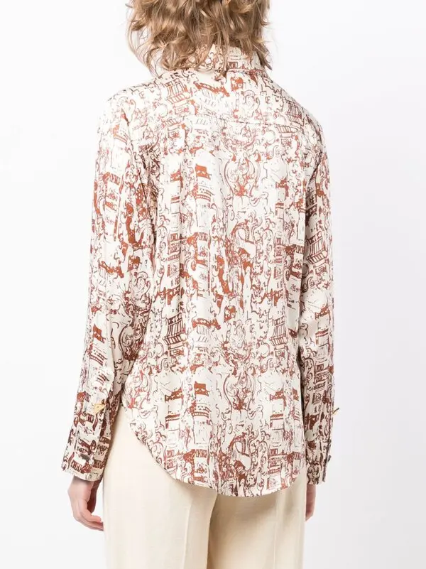 REJINA PYO Kora Printed Blouse