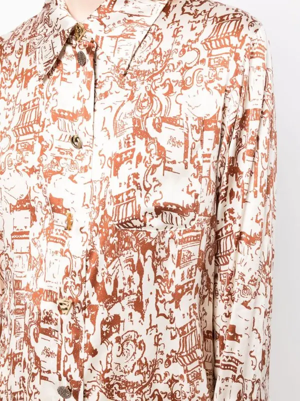 REJINA PYO Kora Printed Blouse