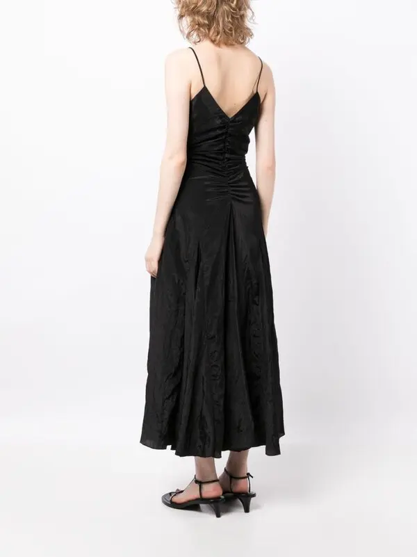 REJINA PYO Gathered Detail Sleeveless Midi Dress