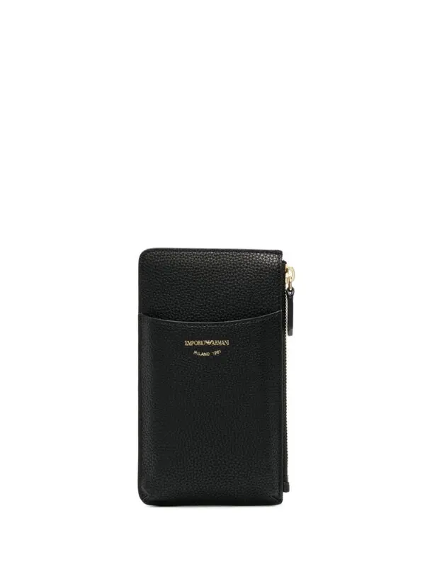 Emporio Armani Myea Zipped Purse - Black