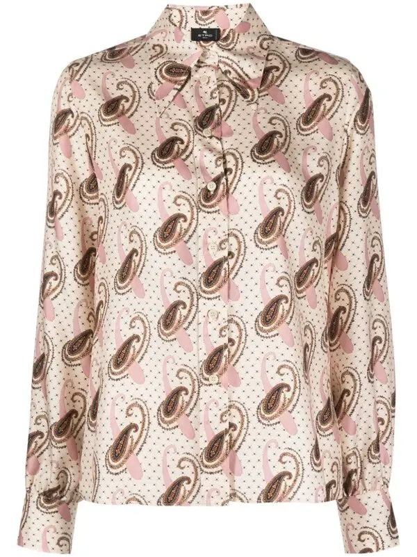 Etro Paisley-print Silk Shirt