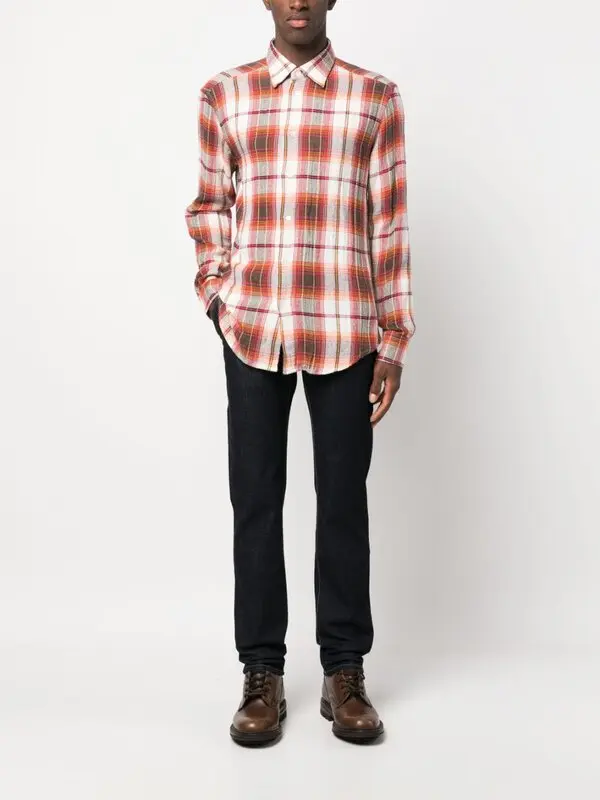 Barena Venezia Plaid-check Pattern Shirt