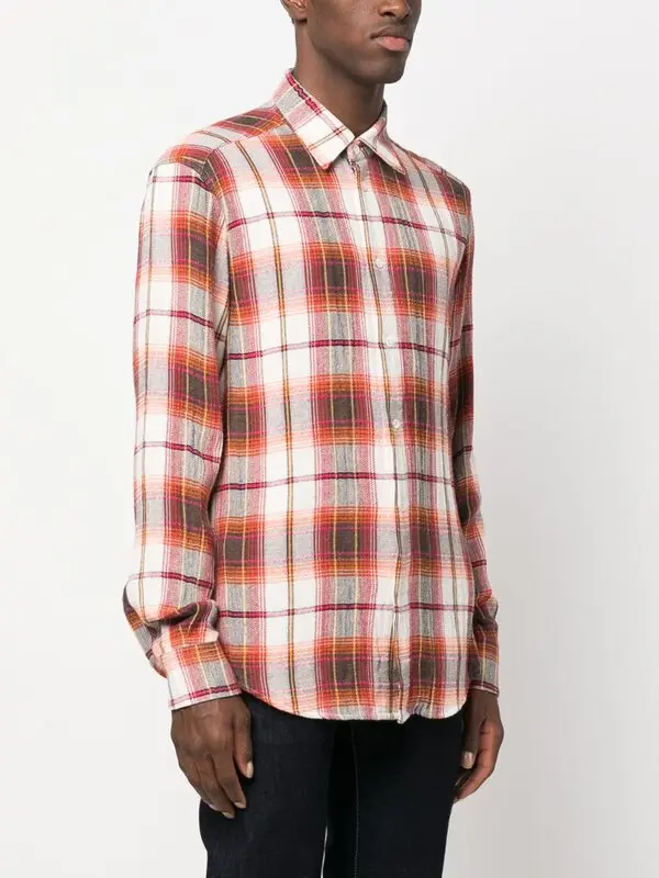 Barena Venezia Plaid-check Pattern Shirt
