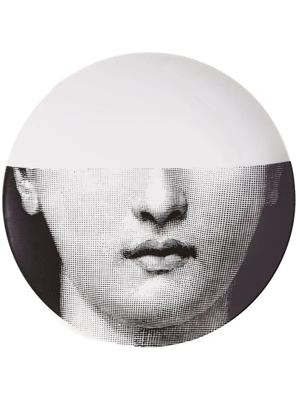 FORNASETTI Tema E Variazioni N7 Wall Plate - Black
