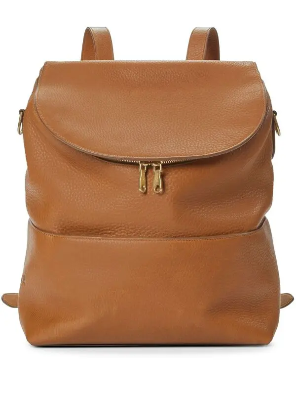 Shinola The Convertible Grained-leather Backpack