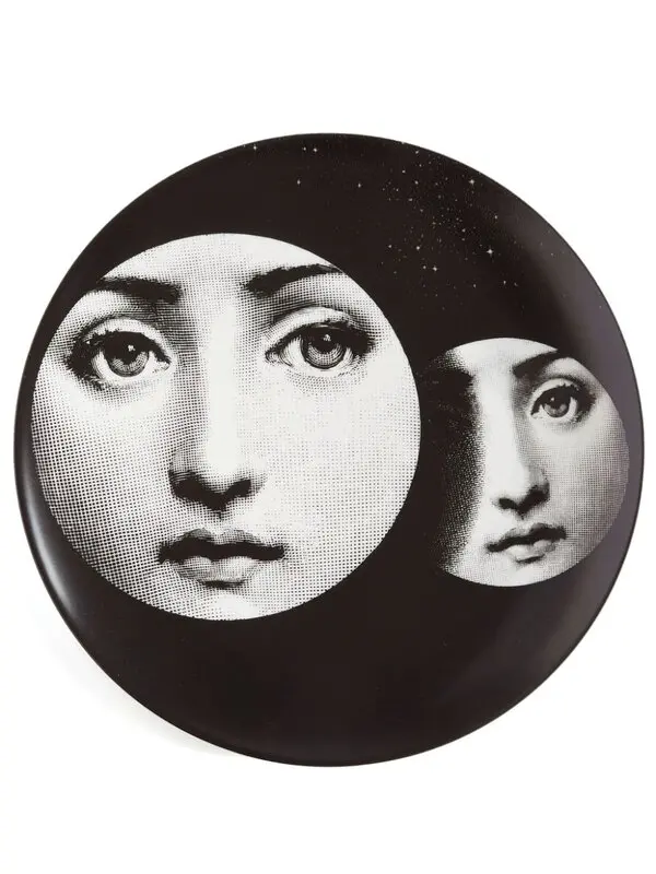 FORNASETTI Tema E Variazioni N150 Wall Plate - Black