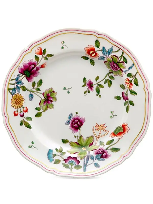 GINORI 1735 Granduca Coreana Porcelain Plate - Neutrals