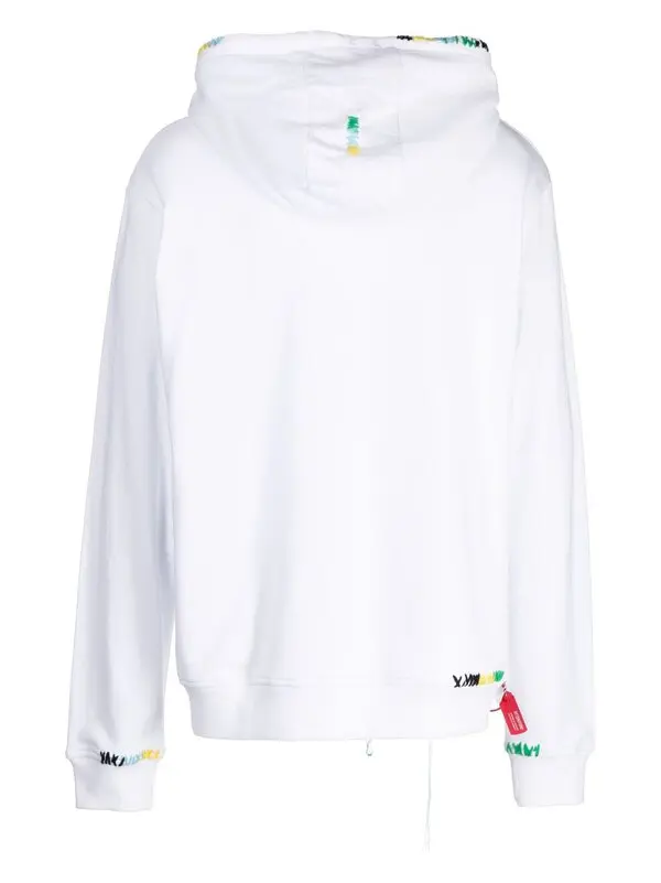 MOSTLY HEARD RARELY SEEN Sneaker-print Cotton Hoodie - White