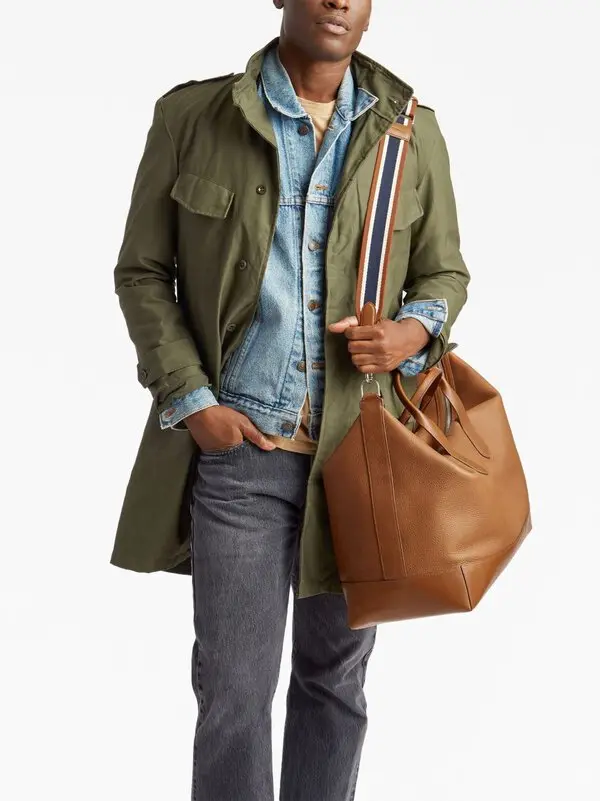 Shinola Canfield Classic Grained-leather Holdall