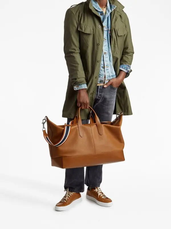 Shinola Canfield Classic Grained-leather Holdall