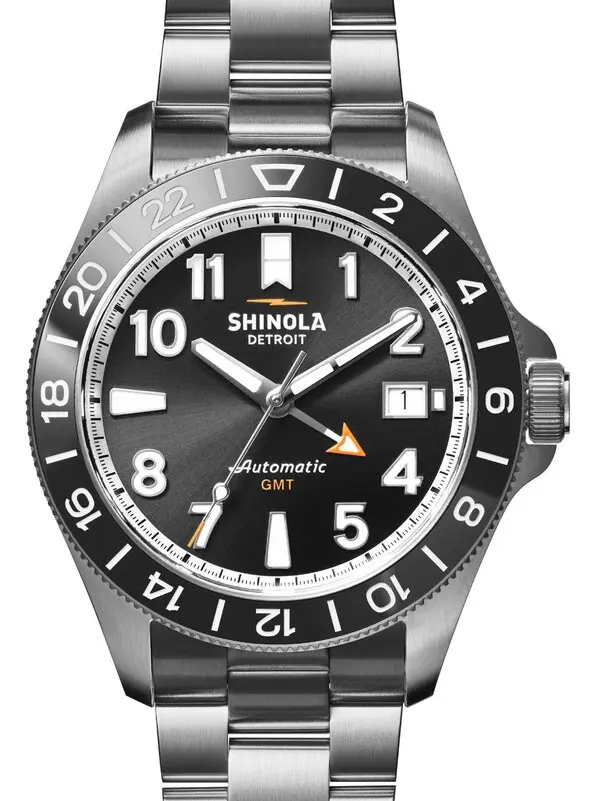 Shinola The Monster Gmt 40mm Bracelet Watch