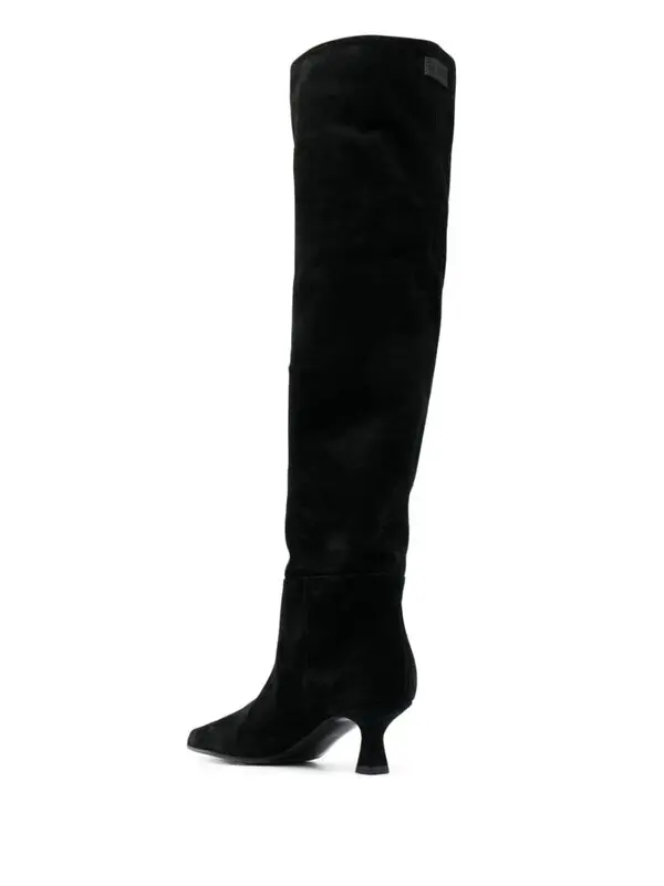 3JUIN Knee-length Leather Boots