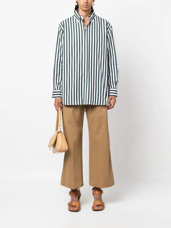Polo Ralph Lauren High-waisted Cropped Trousers