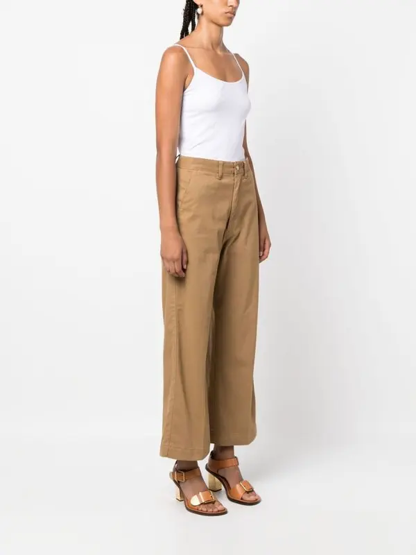 Polo Ralph Lauren High-waisted Cropped Trousers