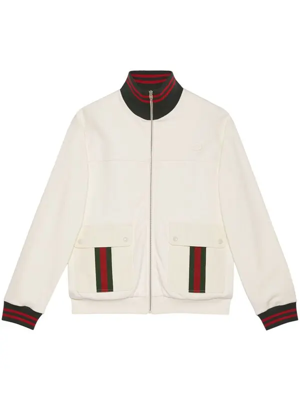 Gucci Web Stripe-detail Bomber Jacket